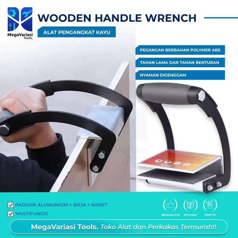 Jual Alat Pengangkat Kayu // Wooden Handle Wrench Plywood And Sheetrock ...