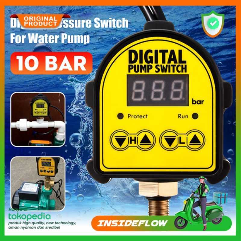 Promo Smart Pompa Air Controller Digital Otomatis Pump Switch Pressure ...