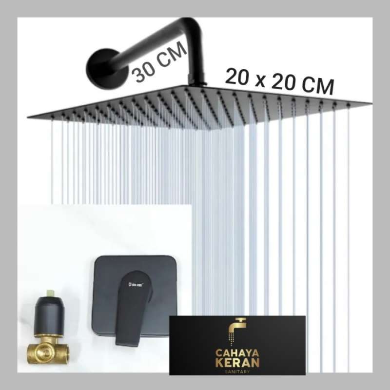 Promo Shower Tanam Stenlis Panas Dingin/wallshower Tanam Kran Tanam ...