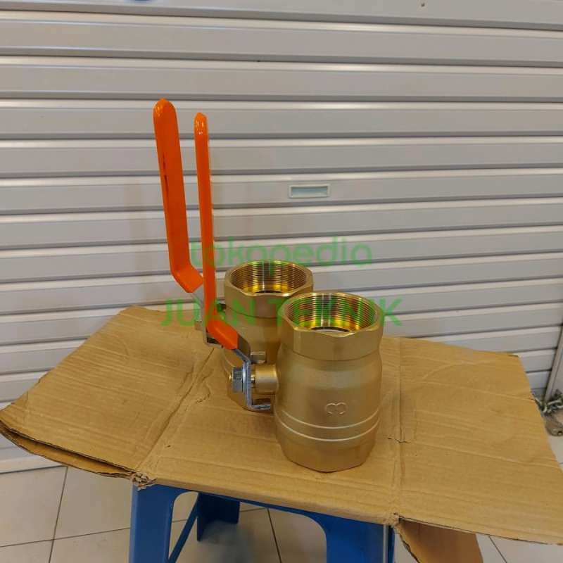 Promo Ball Valve 3 Inch Kuningan Diskon 23% Di Seller Specta Store ...