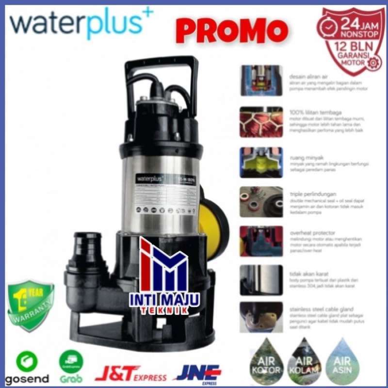 Promo Pompa Celup Air Kotor Waterplus Ssw 180pa Pompa Air Kotor Kuras ...