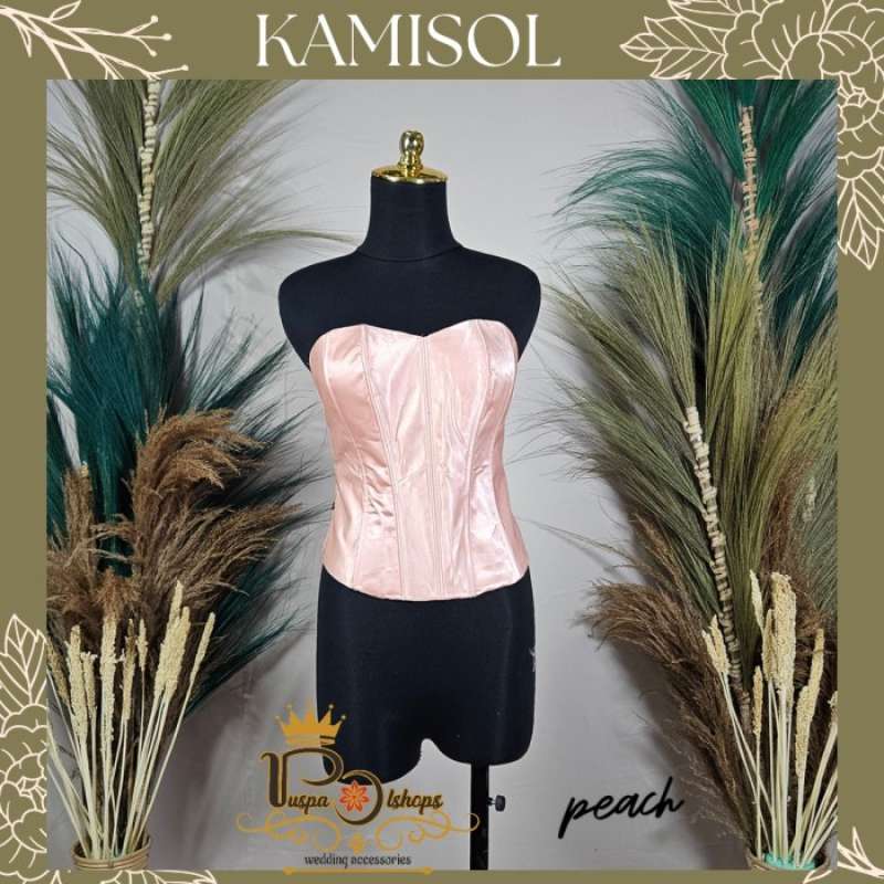 Jual Kamisol Kebaya Satin Longtorso Balen 08 Bustier 03 - Ungu Lilac Xl ...