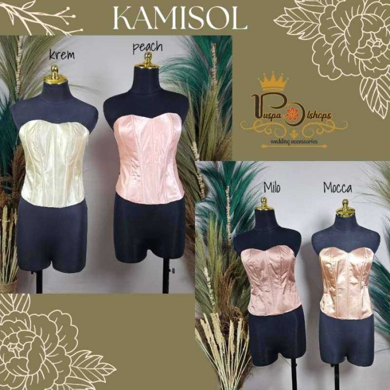 Jual Kamisol Kebaya Satin Longtorso Balen 08 Bustier 03 - Ungu Lilac Xl ...