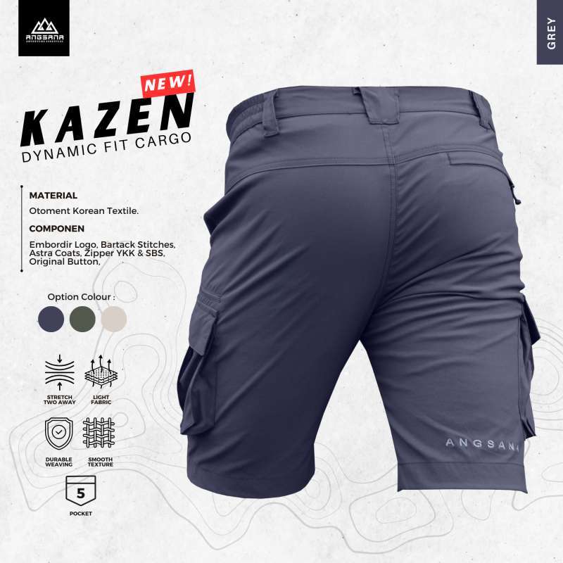 Jual Celana Cargo Pendek Angsana Series Kazen - Green S Di Seller Angsana Outdoor Official Store ...