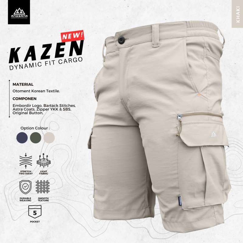 Jual Celana Cargo Pendek Angsana Series Kazen - Green S Di Seller Angsana Outdoor Official Store ...