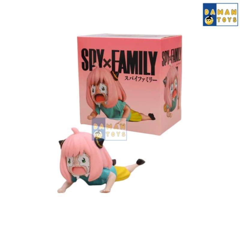 Promo Action Figure Anya Forger Crying Cute Cry Spy Family Anime Nangis ...