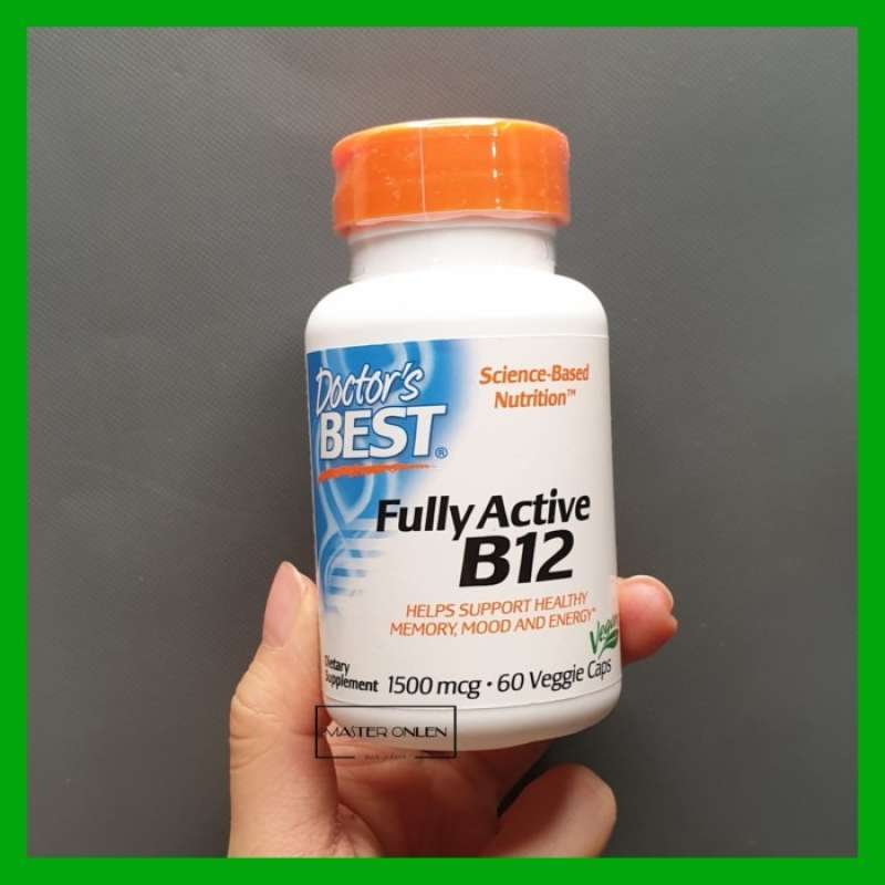 Promo Doctor Best Fully Active B12 1500mcg 60 Capsule B 12 1500 Mcg ...