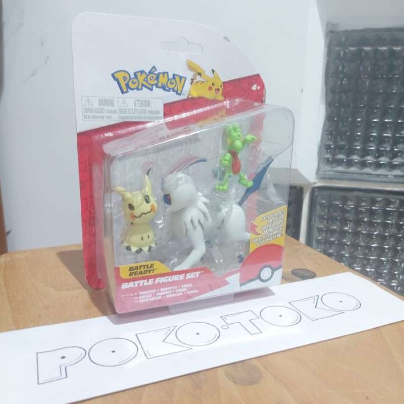 Promo Pokemon Wct Absol Mimikyu Treecko Action Figure Wicked Cool Toys ...