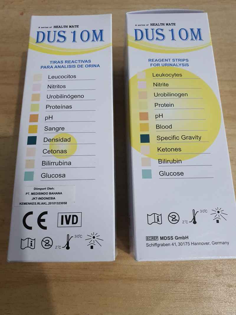 Jual Dfi Strip Cek Urin Dus 10 M - Urine Analyzer Strip Di Seller ...
