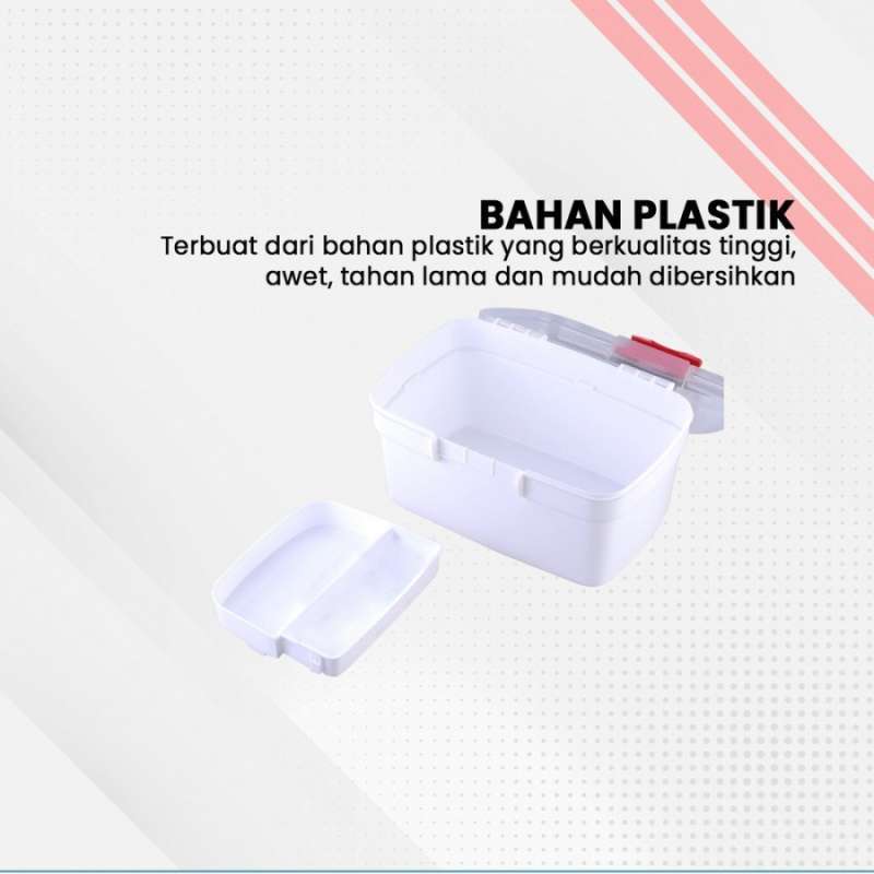 Jual Kotak P3k First Aid Kotak Penyimpanan Obat Medicine Box Organizer ...