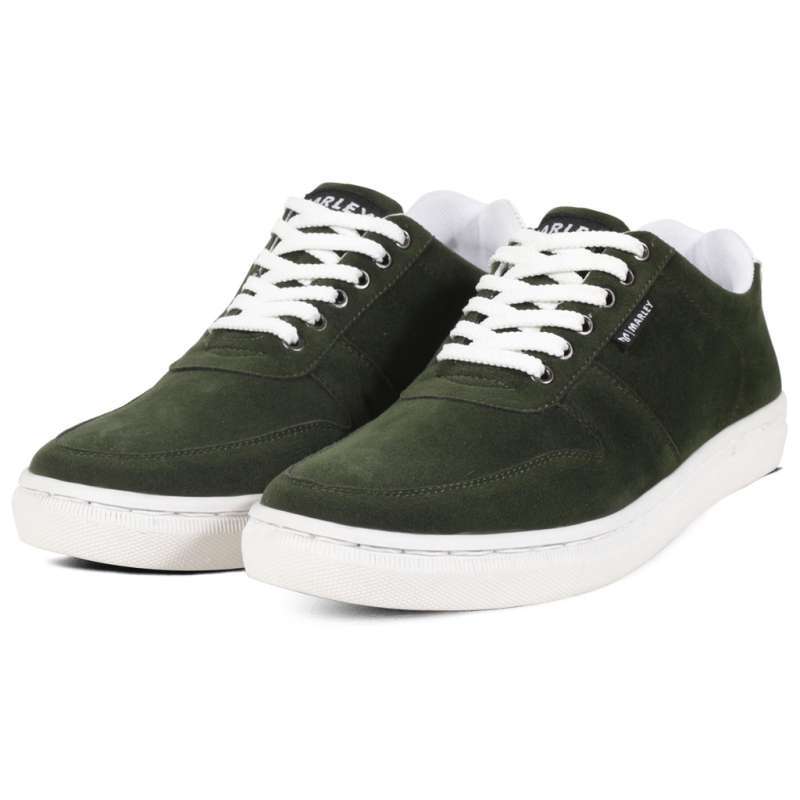 Promo Sepatu Sneakers Pria Casual Kerja Kets - Connor 08 Warna Hijau Bahan Suede - 43 Diskon 27% ...
