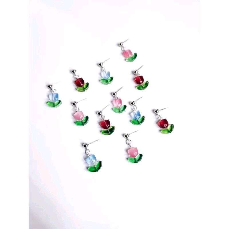 Jual Aubree Tulip Flower Stud Earrings Anting Tusuk Bunga Tulip ...
