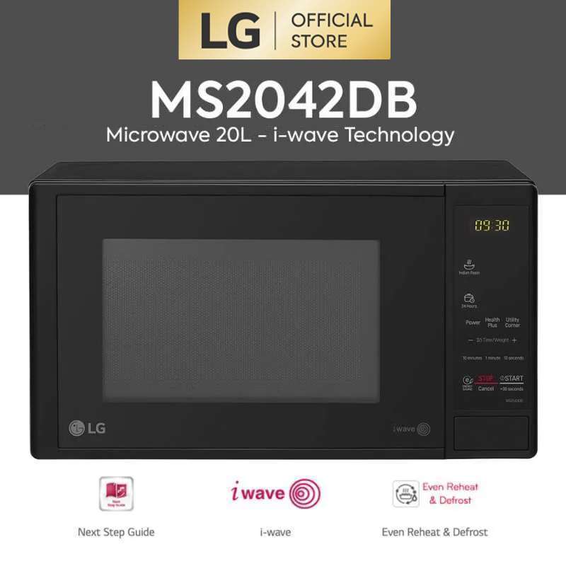 Jual Serba 13 - Lg Ms2042db Microwave Oven [20 L/easyclean/coating Rounded Corner Cavity I-wave ...