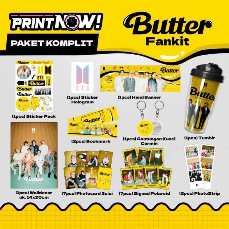 Promo Paket Fankit Bts Kpop Butter Dll Bangtan Boys Fankit Pack Komplit Diskon 23% Di Seller ...