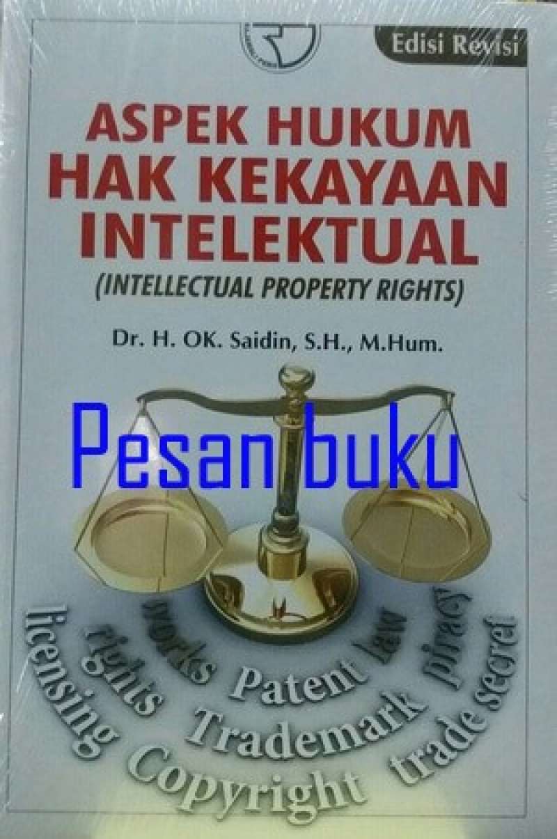Promo Buku Aspek Hukum Hak Kekayaan Intelektual Saidin Diskon 23% Di Seller Malini Store ...