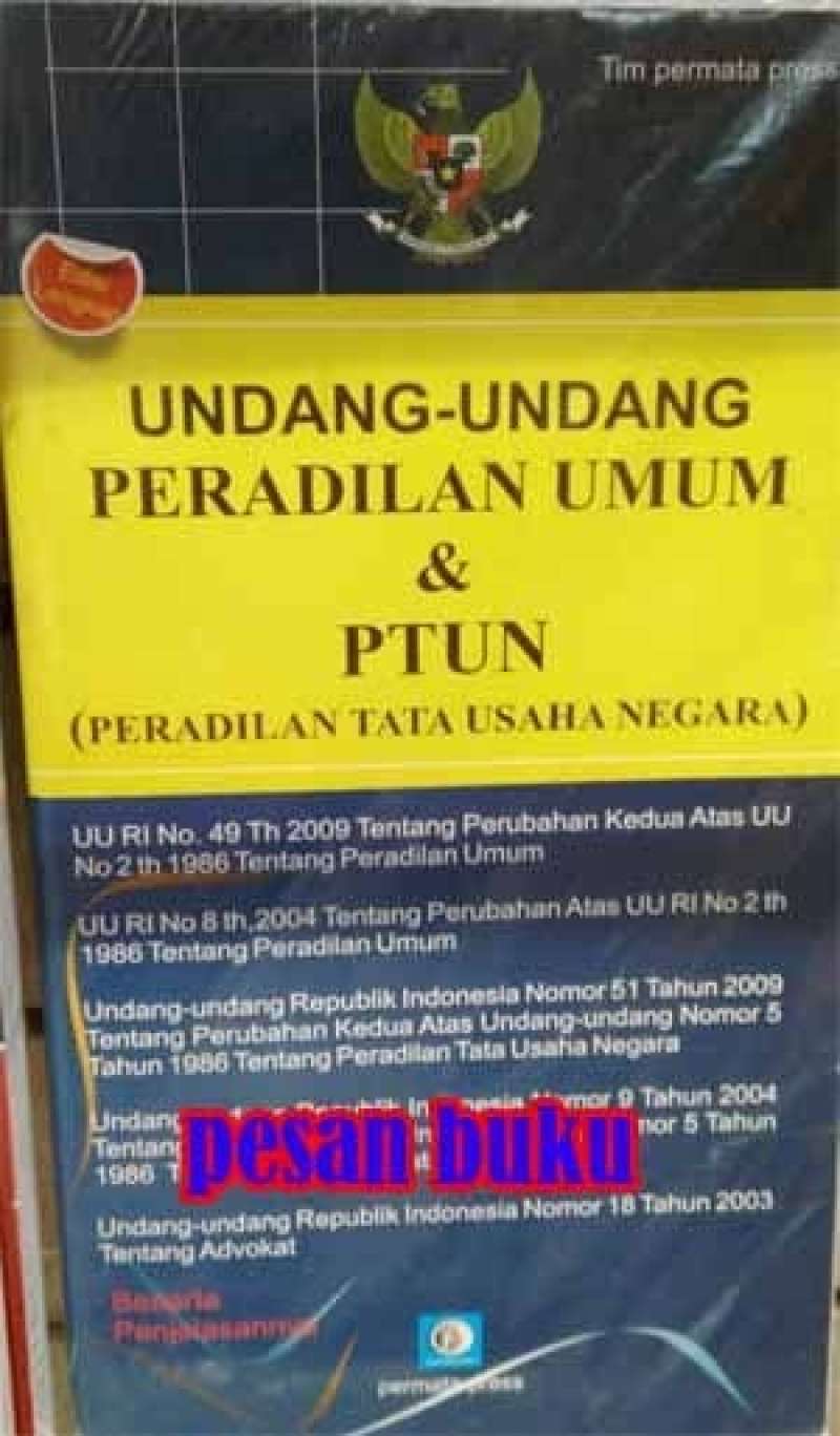Promo Buku Undang-undang Peradilan Umum & Ptun Diskon 23% Di Seller ...