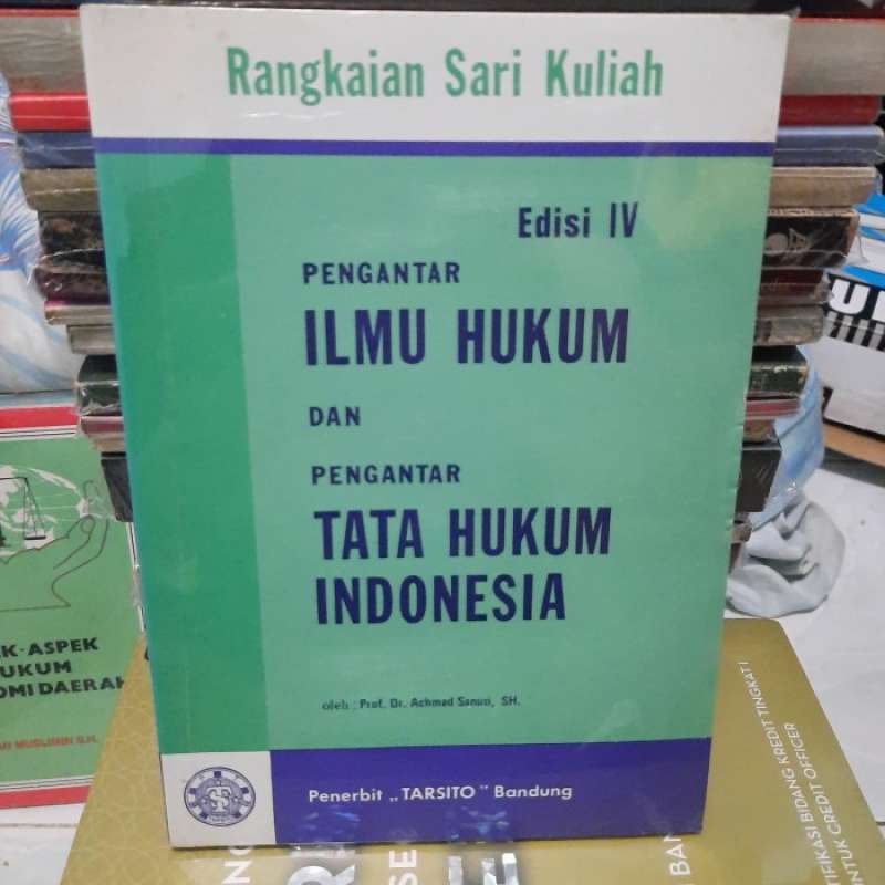 Promo Pengantar Ilmu Hukum Dan Pengantar Tata Hukum Indonesia Achmad Sanusi Diskon 23% Di Seller ...