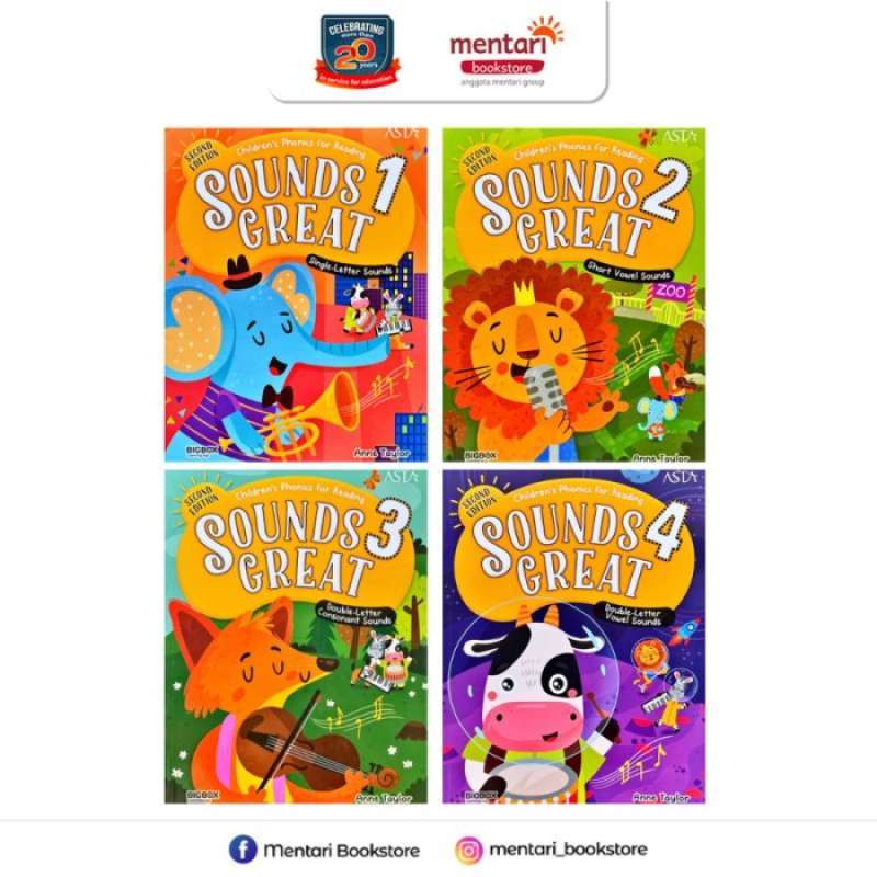 Promo Sounds Great 2nd Edition || Buku Pembelajaran Phonics Tk K1 Dan ...