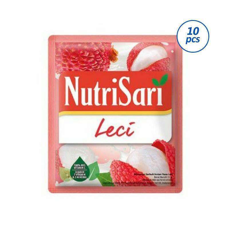 Promo Nutrisari Leci Minuman Bubuk [10 Sachet] Diskon 16% Di Seller ...