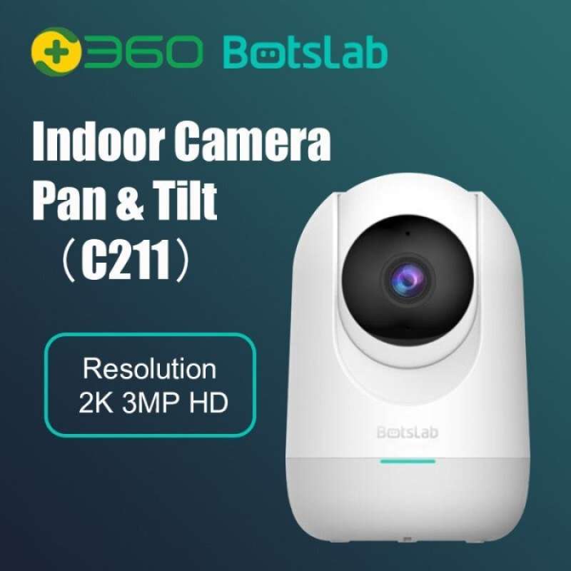 Promo Botslab C211 Cctv Indoor Ip Camera 3mp 2k 360 Degree Fhd C211 Diskon 23% Di Seller ...