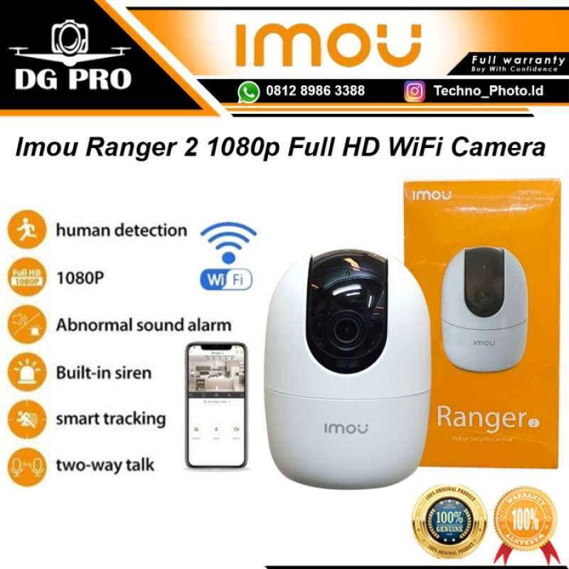 Promo Imou Ranger 2 1080p Full Hd Wifi Camera Ip Cam Cctv Diskon 23% Di ...
