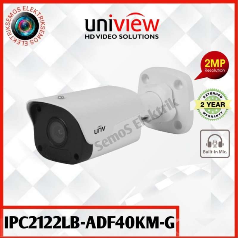 Promo Ipc2122lb-adf40km-g Uniview 2mp Hd Wdr Fixed Ir Bullet Network Camera Diskon 23% Di Seller ...
