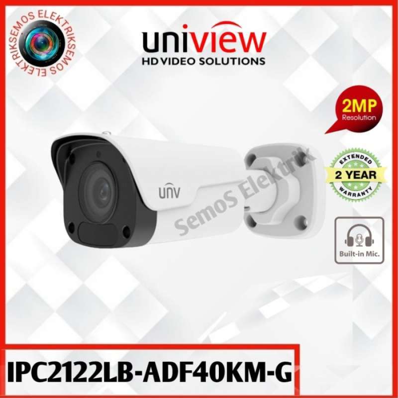 Promo Ipc2122lb-adf40km-g Uniview 2mp Hd Wdr Fixed Ir Bullet Network Camera Diskon 23% Di Seller ...