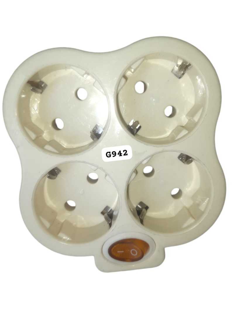 Jual G942 Original Stop Kontak 4in1 Steker Multi 4 Lubang Dan Switch On ...