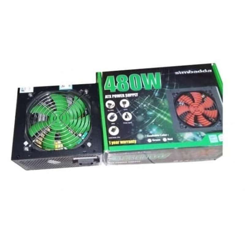 Promo Power Supply Simbadda Sb-480w Psu Simbada 480watt / 480 Watt ...