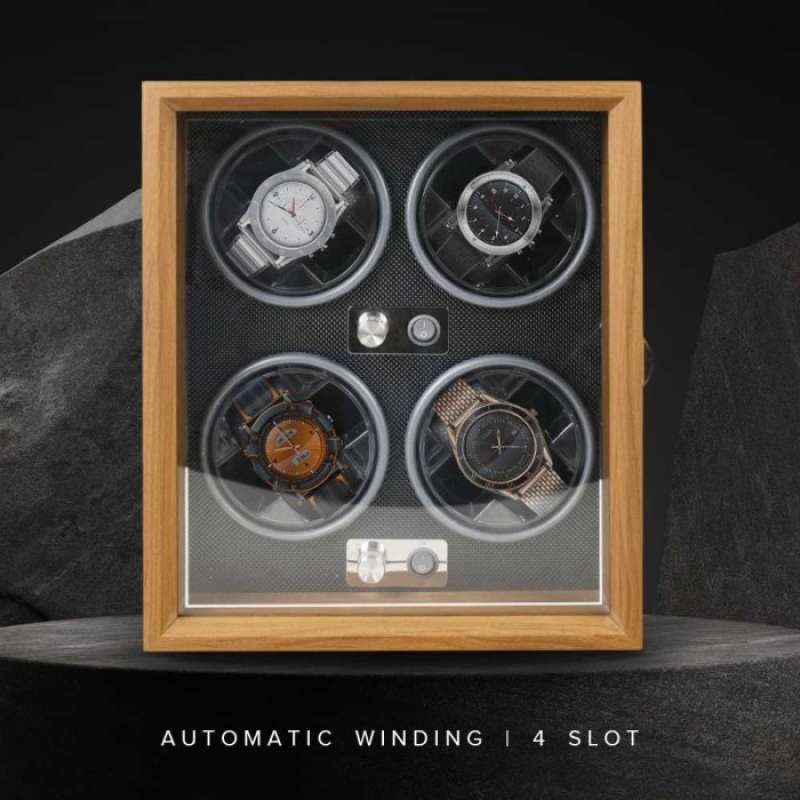 Promo Kotak Display Jam Tangan Automatic Watch Winder Box - S14 Diskon ...