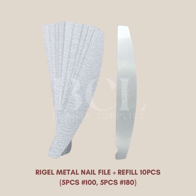 Jual Rigel Set Metal Nail File Stainless / Kikir Kuku Tangan Manicure ...