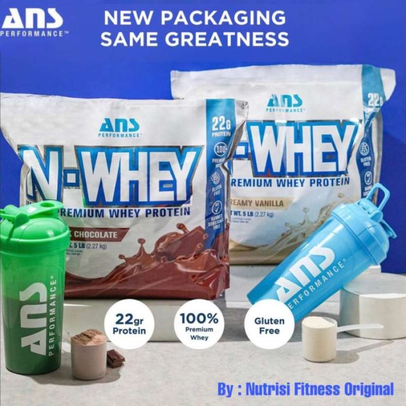 Promo Ans Whey Ultra Premium Whey Protein 5 Lb N-whey Bpom Diskon 33% ...