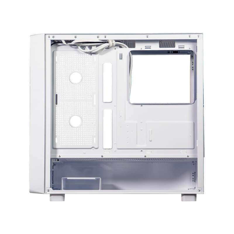 Jual Casing Cube Gaming Cinema White - Atx Gaming Case - All White ...