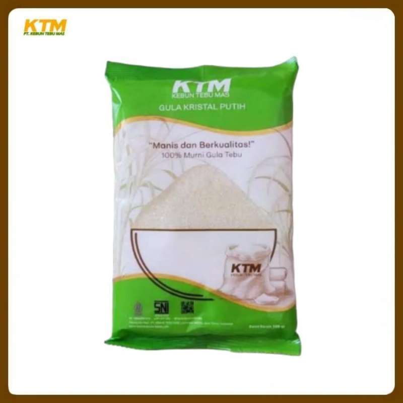 Jual Gula Pasir Ktm 1 Kg Kebun Tebu Mas Gula Kristal Putih Premium Di ...