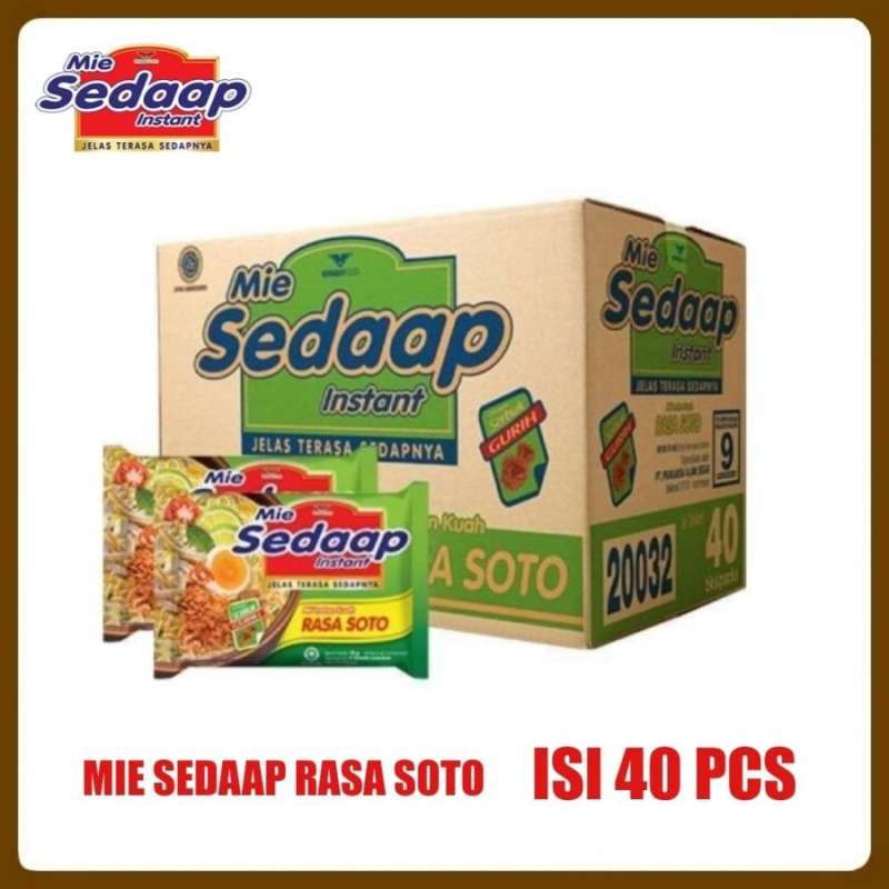 Jual Mie Sedaap Soto 1 Dus 40 Pcs Mie Instan Rasa Soto Di Seller Ananta ...