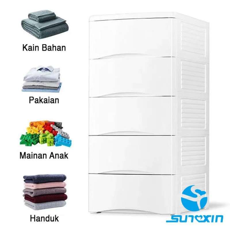 Jual Plastic Storage Cabinet, Lemari/laci Plastik Putih Di Seller ...