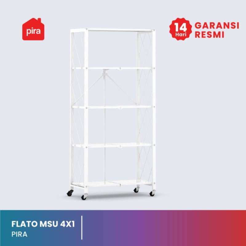 Jual Pira - Flato Msu 5x1 Rak Besi Lipat 5 Susun / Rak Dapur Serbaguna ...