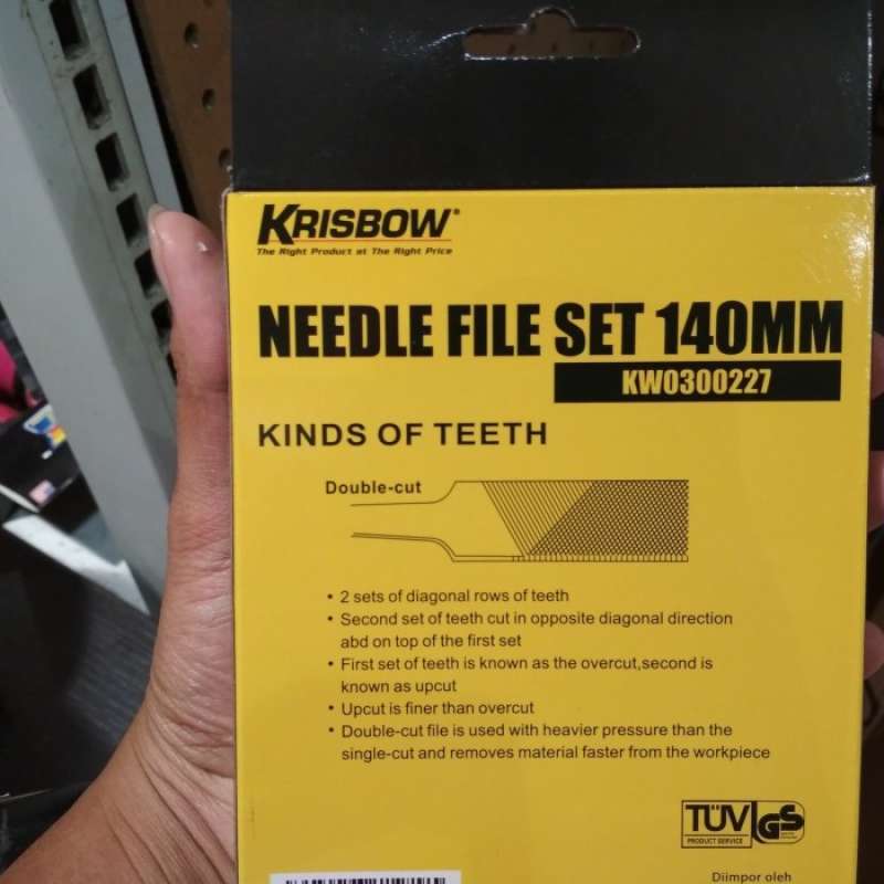 Promo Krisbow Set Alat Kikir Asahan Gergaji 14 Cm 6 Pcs Diskon 23% Di ...