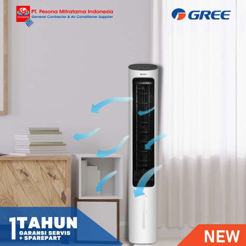 Promo Gree Smart Tower Fan Air Cooler Gta-acool4 Penyejuk Udara ...