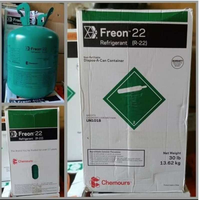 Promo Freon Chermours R22/ Dupont R22 Made In Shanghai Diskon 23% Di ...