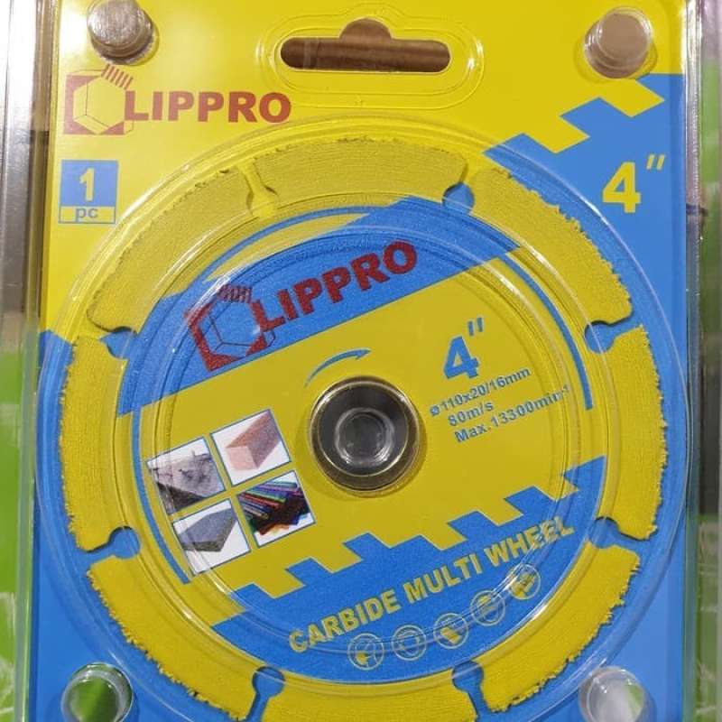 Promo Lippro Carbide Multi Wheel 4 In Mata Potong Kayu Pipa Plastik Pvc ...