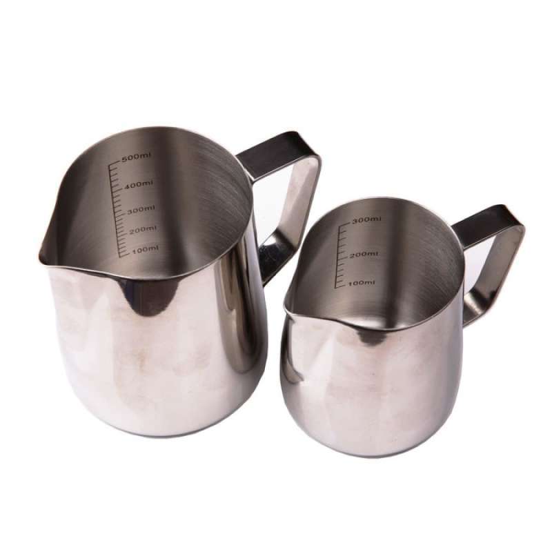 Promo New Latina Scale Milk Jug Steam Pitcher 350ml Wadah Susu Berskala ...