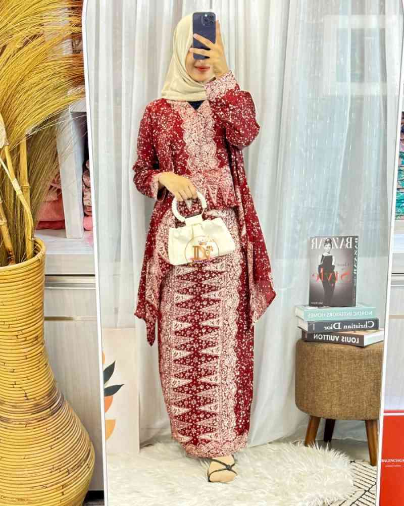 Jual Set Batik Jupri Kosongan By Diana Batik - Blue S Di Seller ...