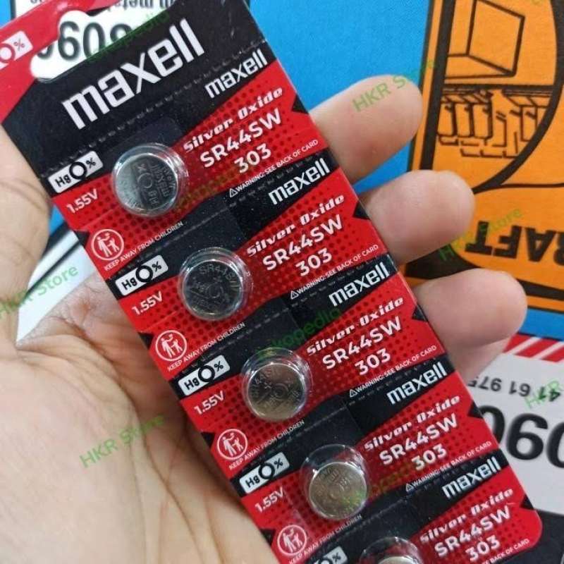 Jual Batre Original Sr44 Sr 44 Sr44sw 303 Asli Ori Baterai 1.55v Battery Di Seller Winter ...