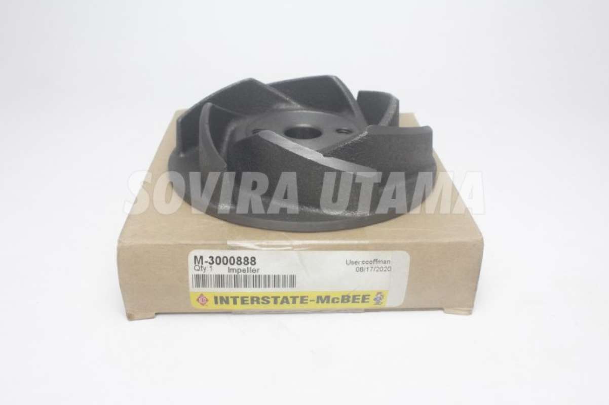 Promo Interstate Mcbee Cummins Usa 3000888 Water Pump Impeller Diskon ...