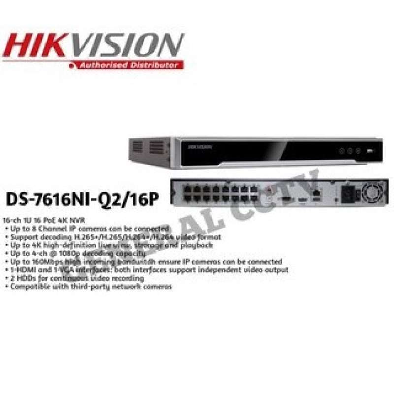 Nvr Hikvision 16 Channel Ip Garansi Resmi Indonesia 🔥 Harga Murah Maret ...