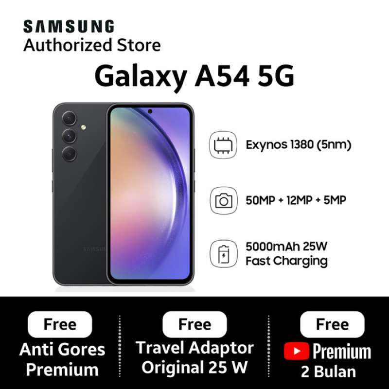 Promo Samsung Galaxy A54 5g 8/128gb - Black Diskon 33% Di Seller ...