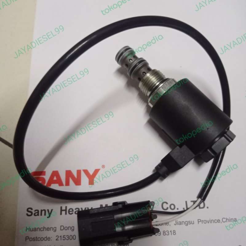 Promo Selenoid Handle Lock Sany Sy55 Sy75 24v Diskon 23% Di Seller Zuka ...