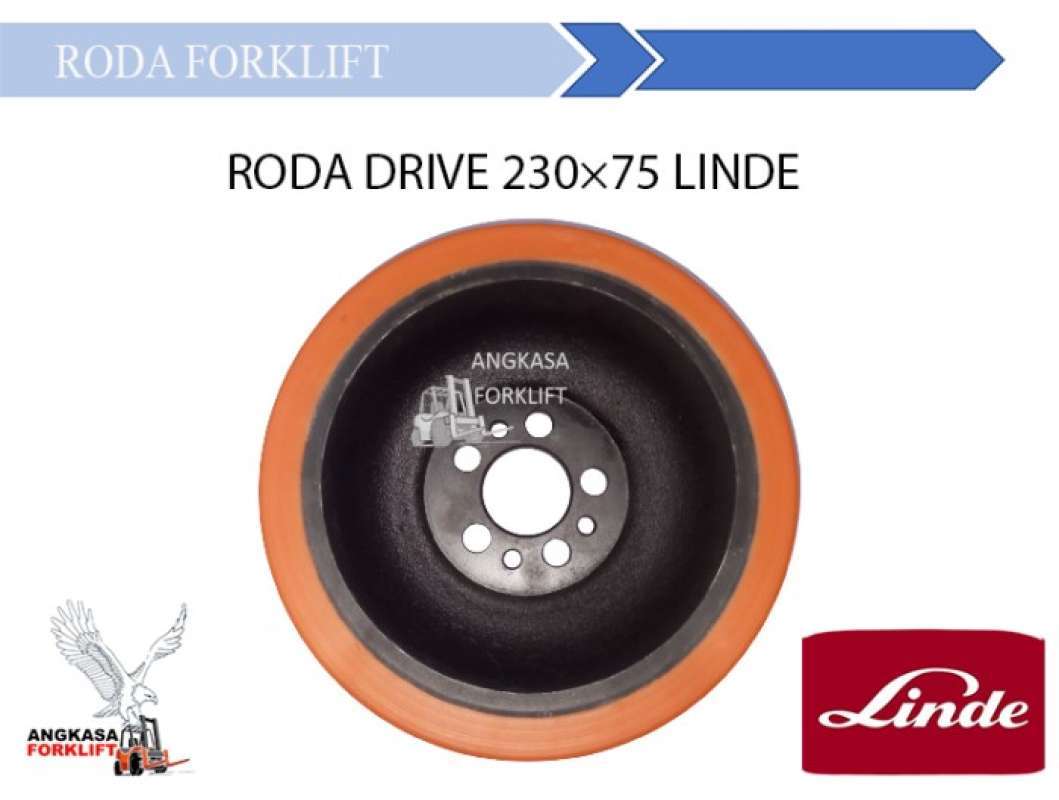 Promo Drive Wheel 230x75 230mm Holes 45mm Part No 0009903819 Linde ...