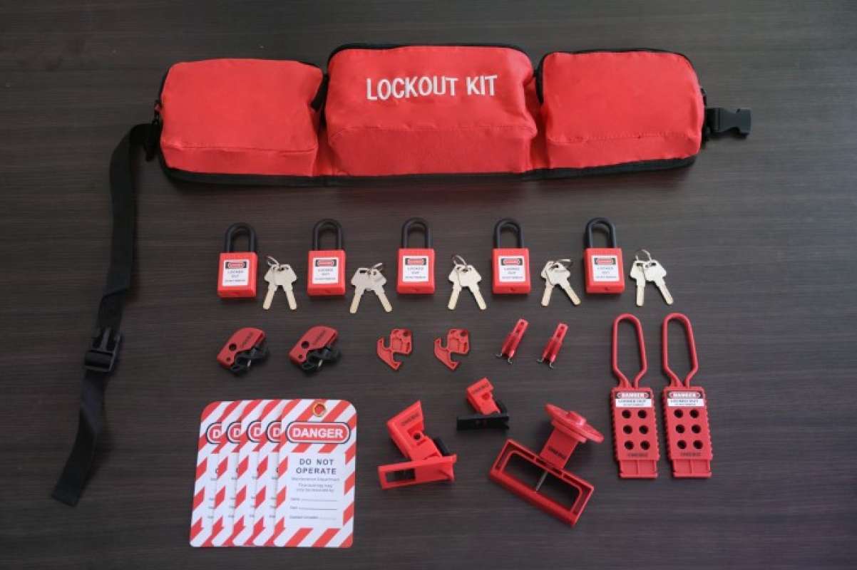 Promo Lockout Tagout Kit Electrical Loto Safety Padlock Set Loto Set ...